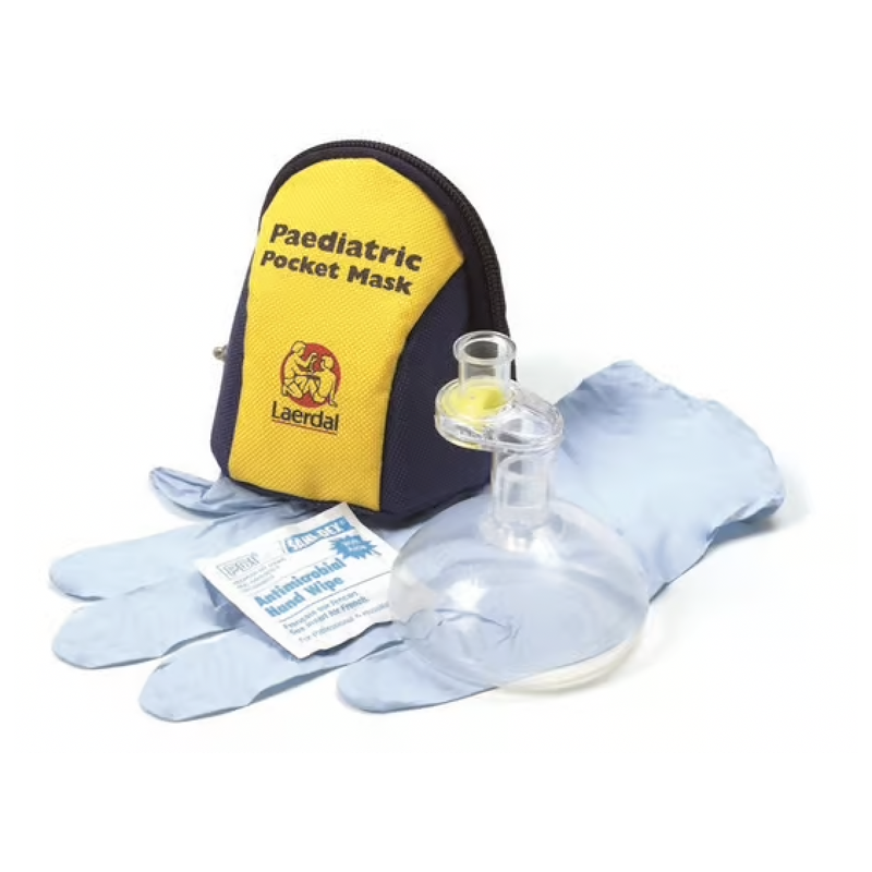 Pediatric Pocket Mask CPR Barrier Device
