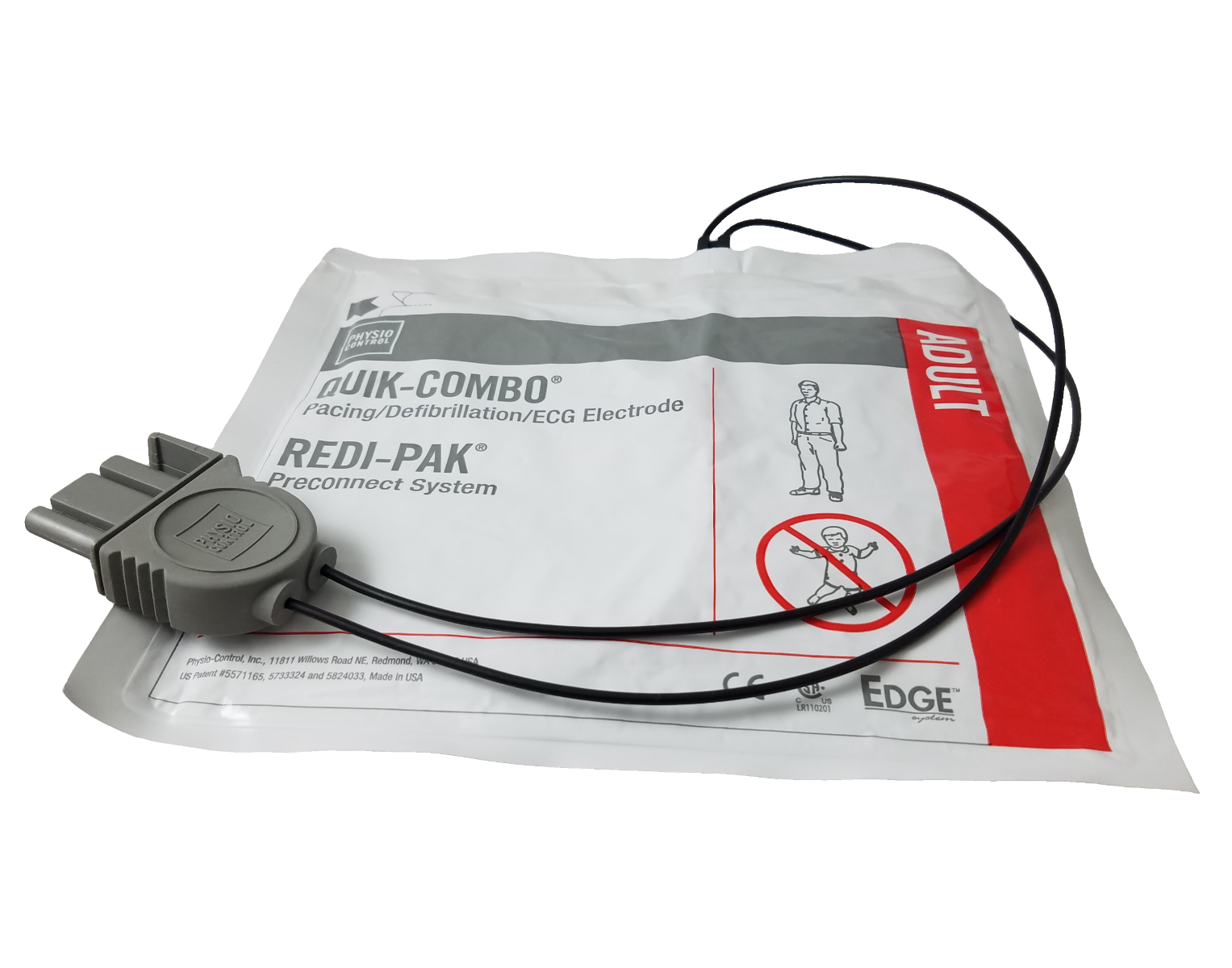 EDGE System Electrodes with QUIK-COMBO Connector and REDI-PAK Preconne
