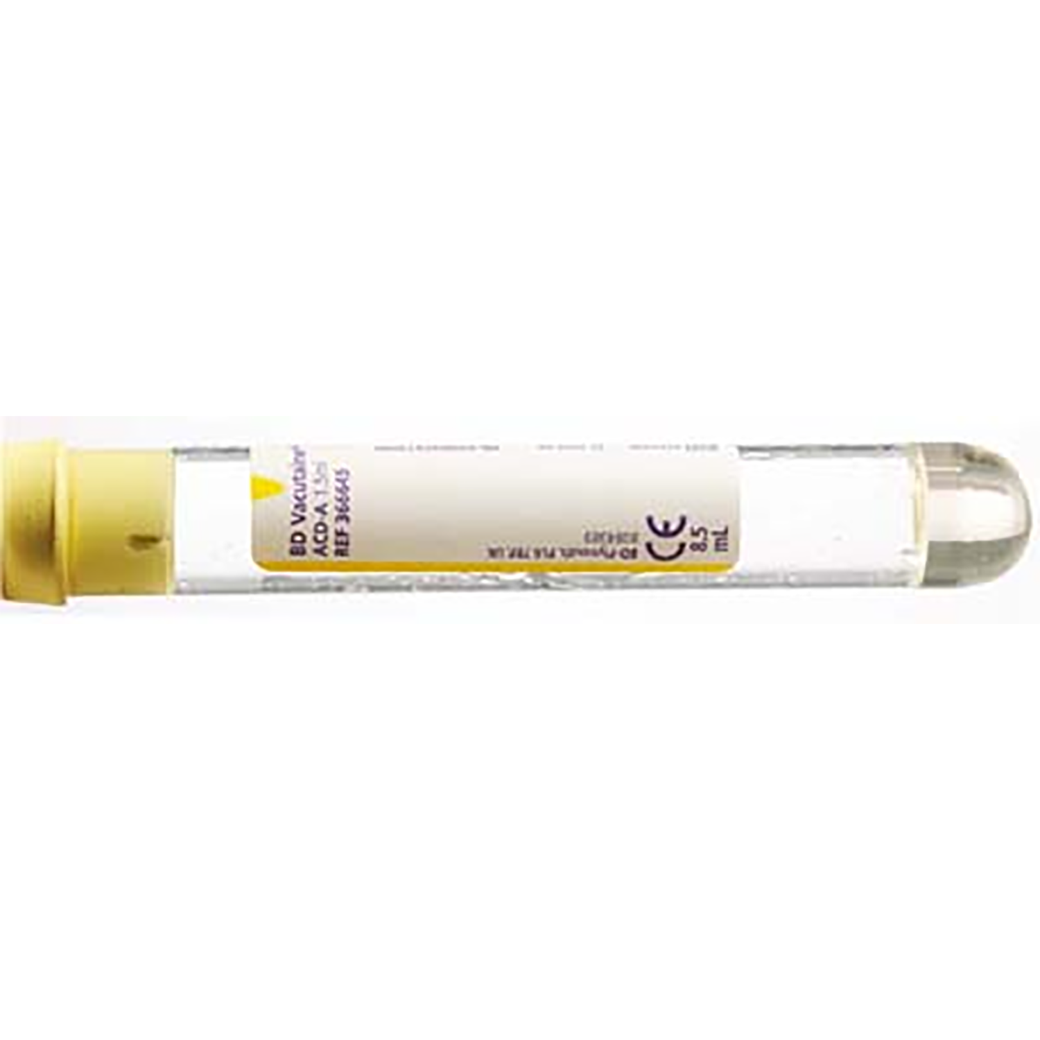 BD Vacutainer Glass ACD Solution A Tube Yellow | 8.5ml | Pack of 100