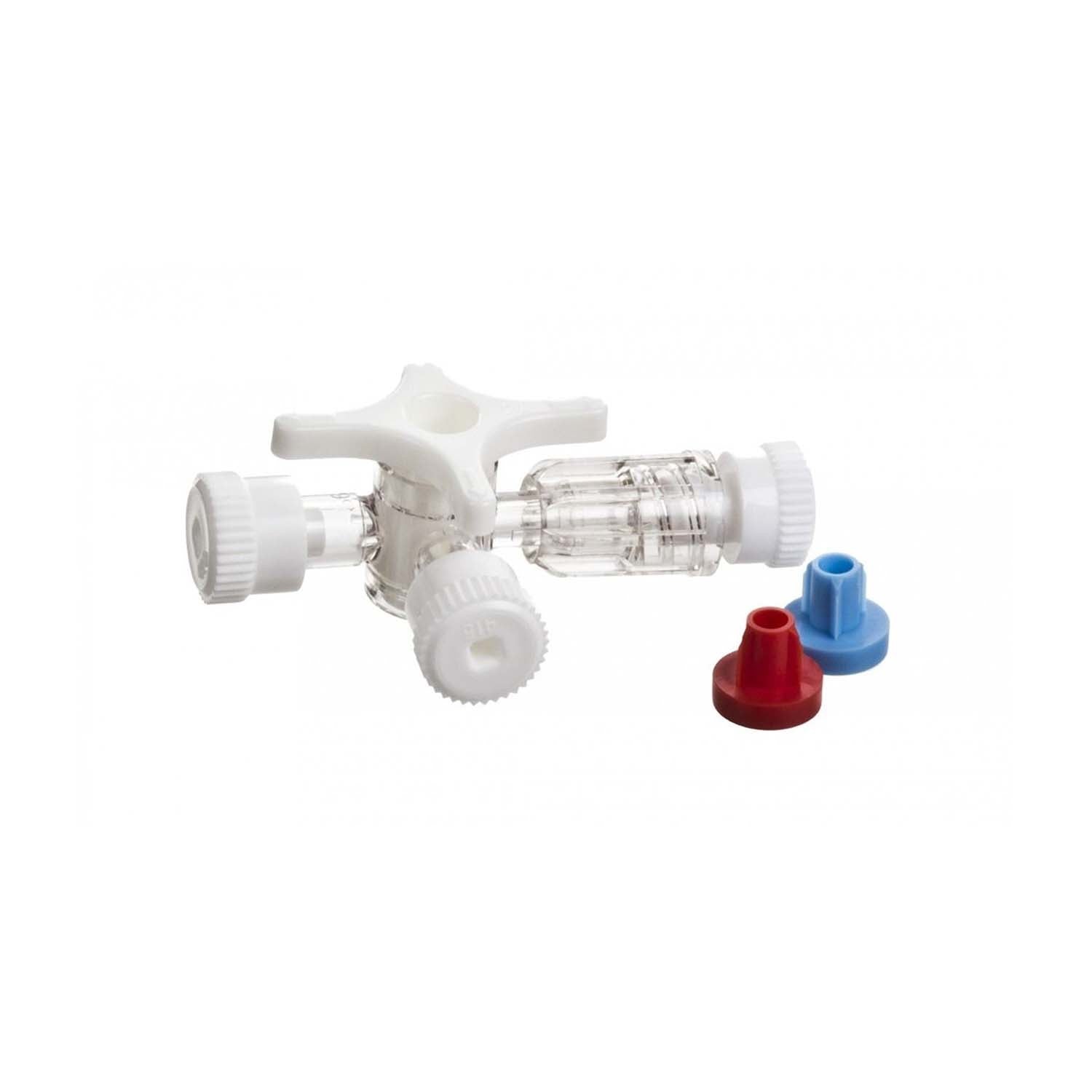 BD 3 Way Stopcock | Rotating Luer Lock | White Tap Colour Coding Pegs