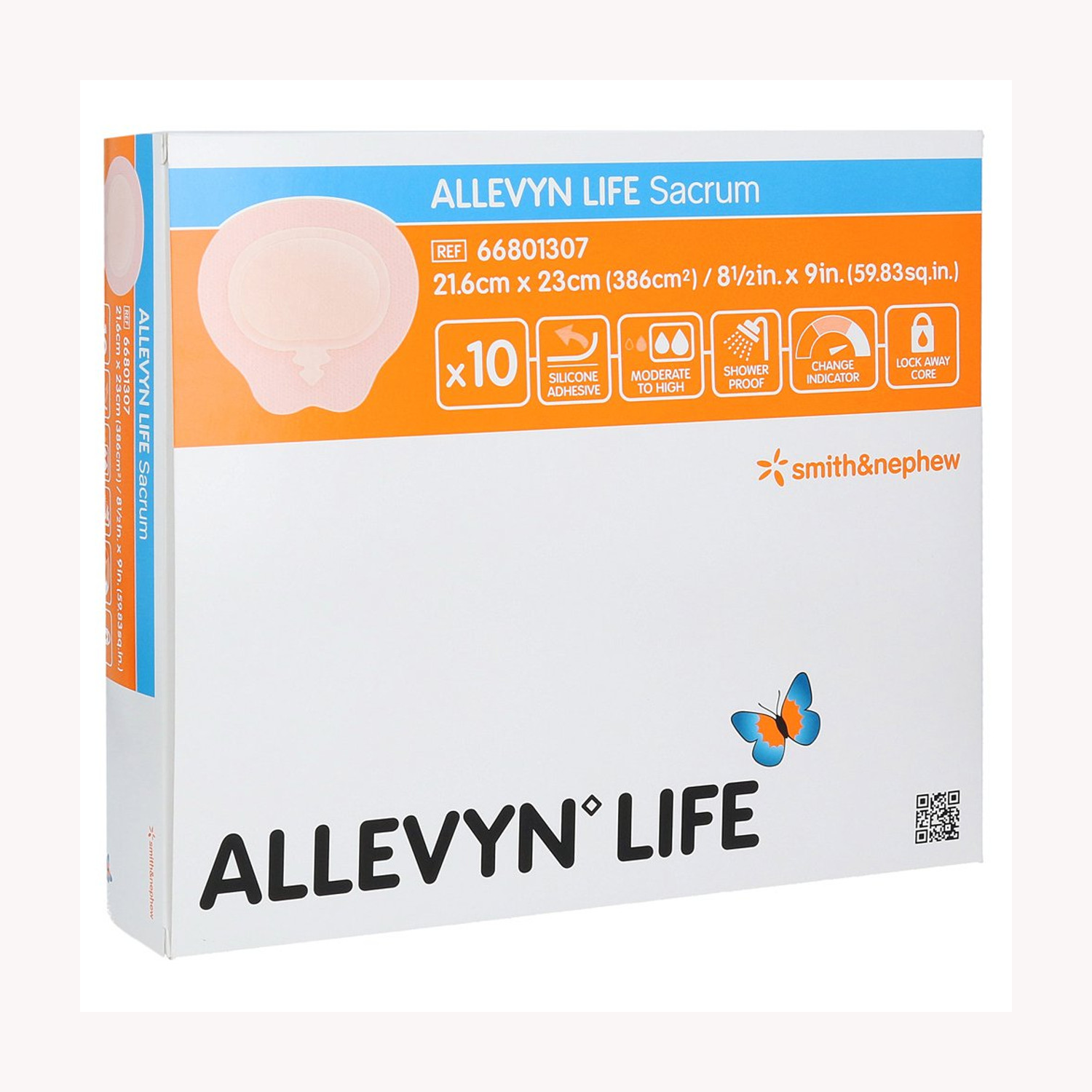 Allevyn Sacrum | 21.6 x 23cm | Pack of 10