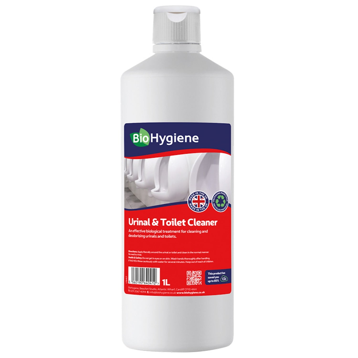 BioHygiene Urinal & Toilet Cleaner Clean Cotton | 1L | Single