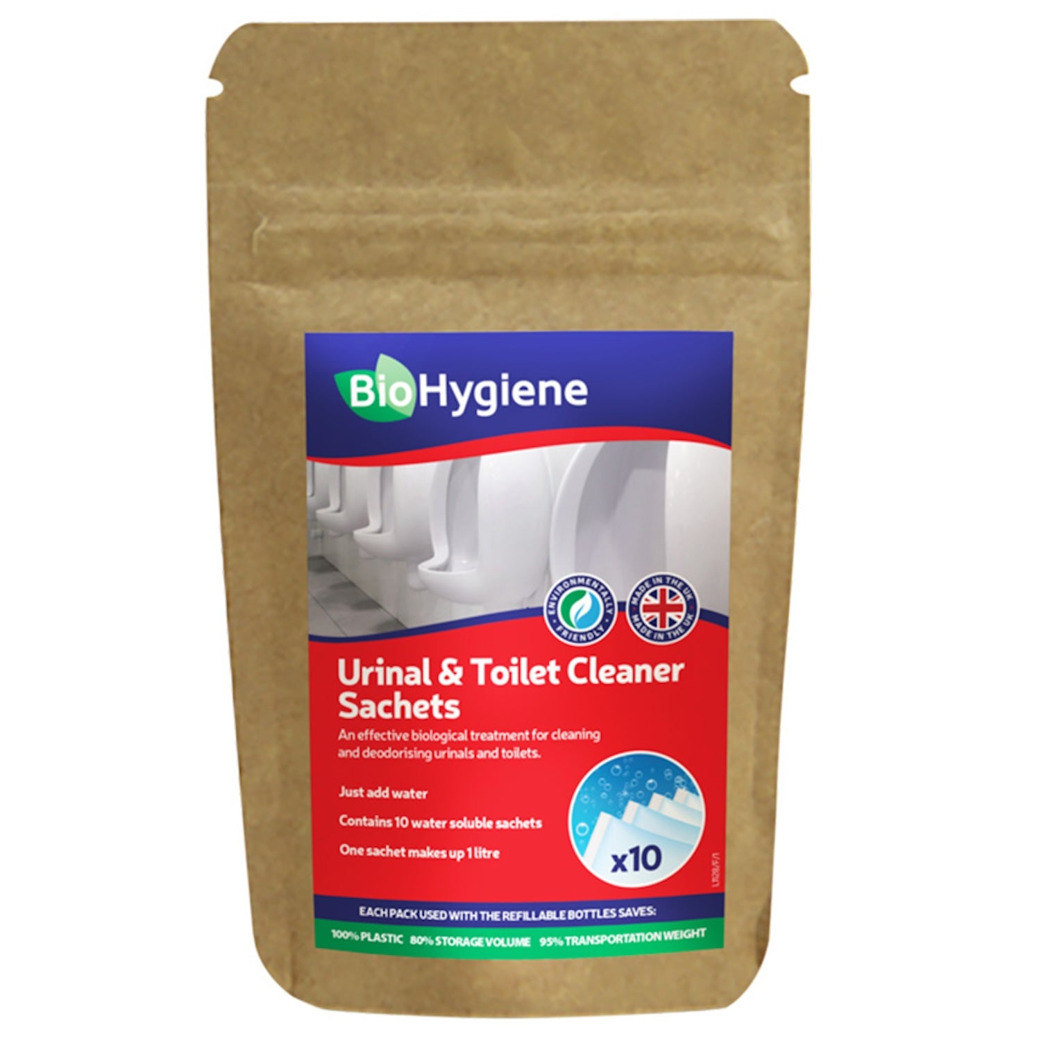 BioHygiene Urinal & Toilet Sachets | Pack of 10