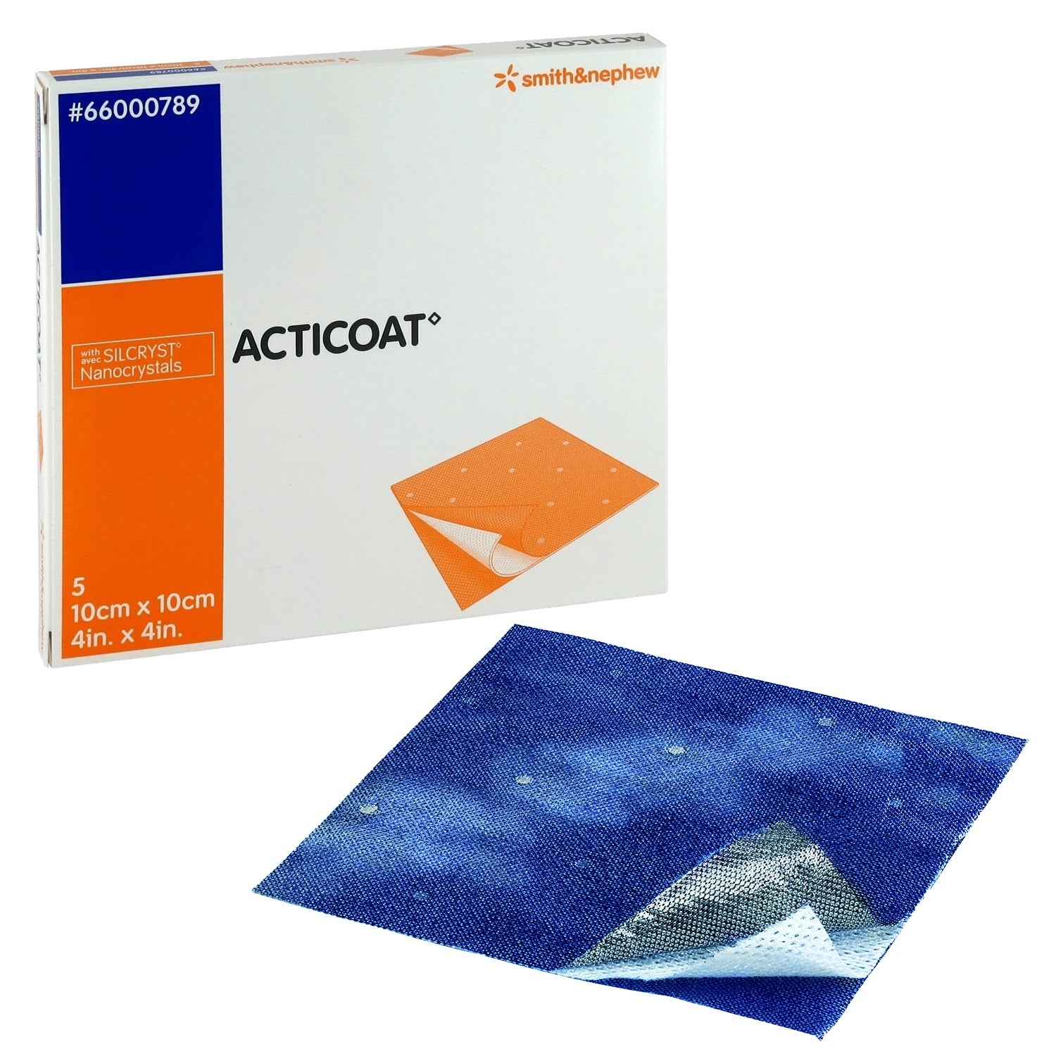 Acticoat Barrier Dressing | 10 x 10cm | Pack of 5